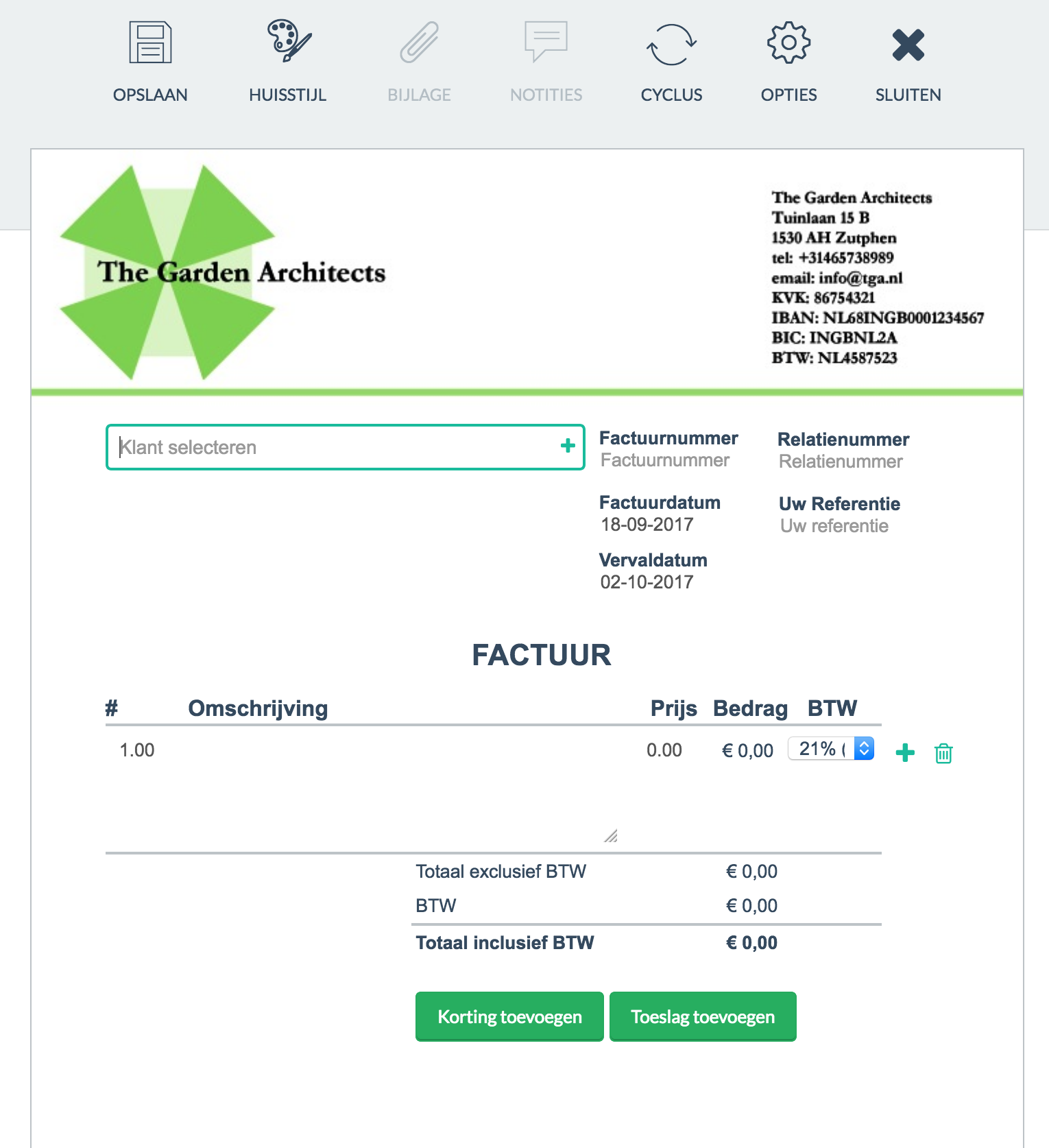 Factuur maken - DigitaleFactuur
